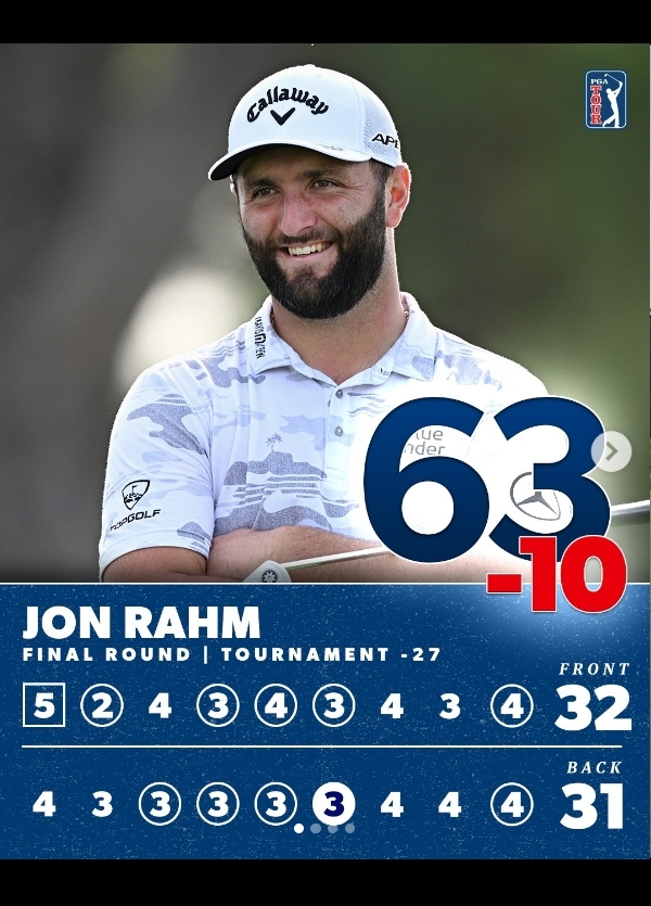 람, 10타 줄이며 대역전극 PGA투어 센트리 우승...김주형 공동 5위·이경훈 공동 7위 - 글로벌이코노믹